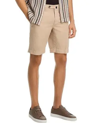 SLOWEAR Incotex Linen & Cotton Garment-dyed Chino Shorts - Light Beige