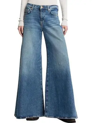 7 For All Mankind Willow Extra Wide Jeans - Debut