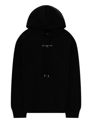 Maison Kitsuné Logo Hoodie - Black