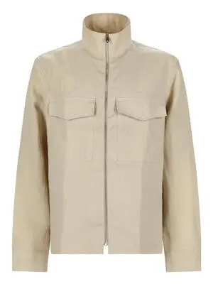 Paul Smith Paul Smith Zip-Up Overshirt Beige