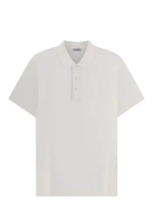 Burberry Polo In Cotone - White