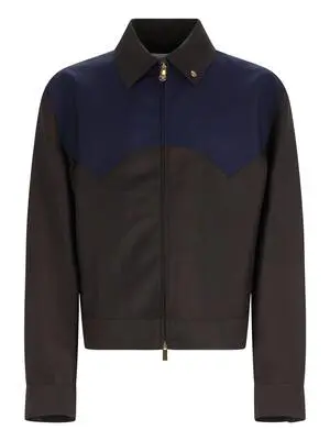 Versace Wool And Mohair Jacket - Brown