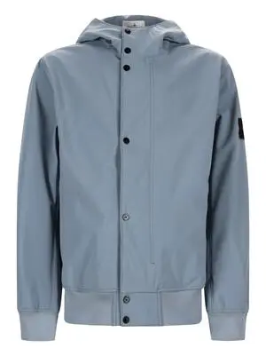 Stone Island Hooded Parka - Blue
