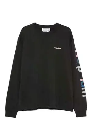 HOPEIUM Graphic-print Long-sleeve T-shirt - Black