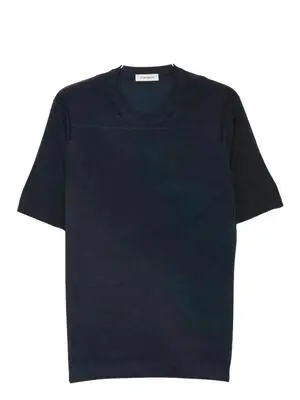 KANGRA Crew-neck Short-sleeve T-shirt Blue
