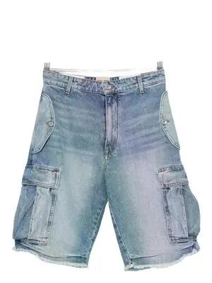 GALLERY DEPT. Cargo Raw-cut Shorts - Blue
