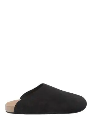THE ROW Hudson Two Rovesciato Mules - Black