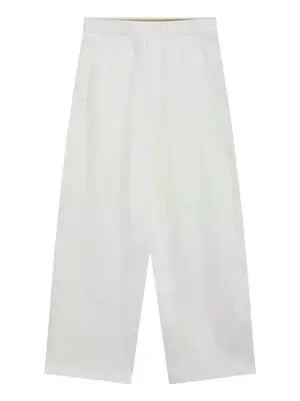 Max Mara Elasticated-waistband Track Pants - White