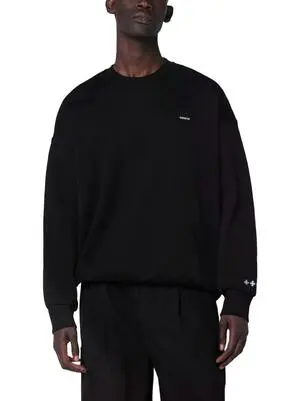 TATRAS Logo-print Drop-shoulder Sweater - Black