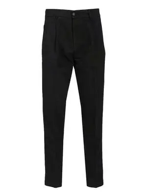 ORIGINAL VINTAGE Pleated Trousers - Blue