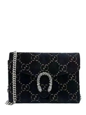 GUCCI Dionysus GG Velvet Chain Wallet