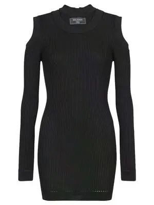 Balmain Knit Dress - Black