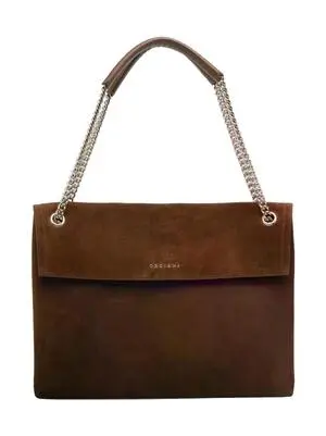 ORTIGNI Venus Midi Shoulder Bag - Brown
