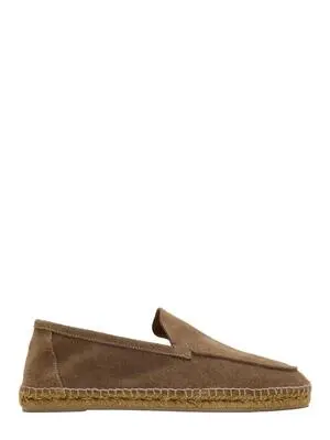 CastaÑer Nino Suede Espadrille Loafers - Brown