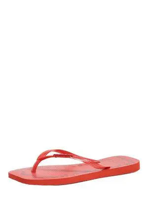 Havaianas Slim Square Flip Flops - Red