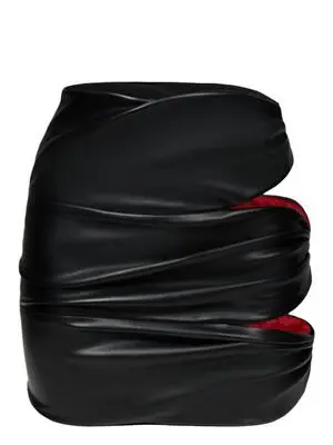 LIKA Draped Mini Skirt - Black