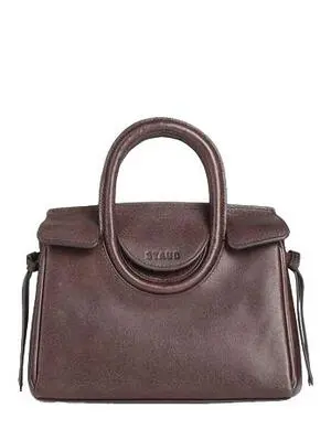 Staud Textured Leather Tote - Brown