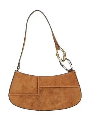 Staud Leather Baguette Bag - Camel