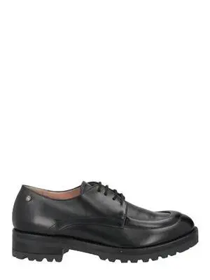POLLINI Calfskin Derby Shoes - Black