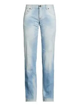 Dolce & Gabbana Cotton Straight-leg Jeans - Blue