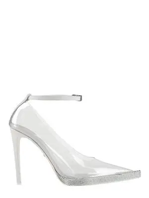 Gcds Stiletto Pumps With Buckle Strap - Transparent