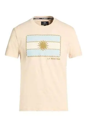 LA MARTINA T-shirt Size Cotton - Beige
