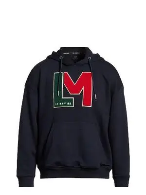 LA MARTINA Cotton-blend Fleece Sweatshirt - Navy