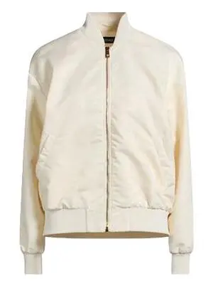 Versace Bomber Jacket With Logo - White