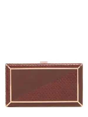 GABRIELA HEARST Callas Clutch In Snakeskin & Nappa Leather