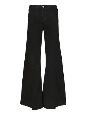 E.L.V. DENIM Odette Flared Jeans - Black