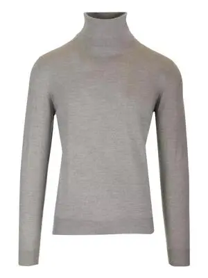 MAURO OTTAVIANI Ribbed-trim Roll-neck Sweater - Grey