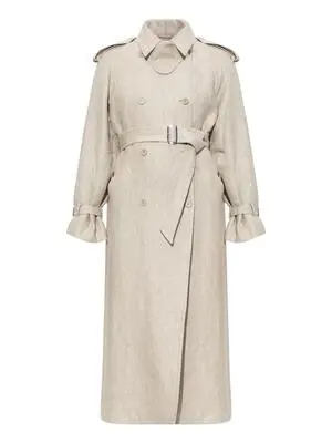 Max Mara Pedaggi’ Trench Coat - Beige