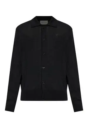 Ami Wool Cardigan - Black