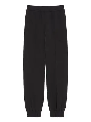 Valentino Garavani Cotton Jogging Trousers With Vgold - Black