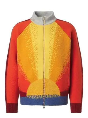 GOD'S TRUE CASHMERE Radiant Sun Cashmere Zip-up Sweater - Multicoloured