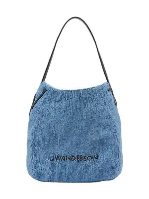 JW Anderson JW Anderson Bulb Beaded Shoulder Bag Blue