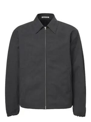 Auralee Wool Blouson Jacket - Grey