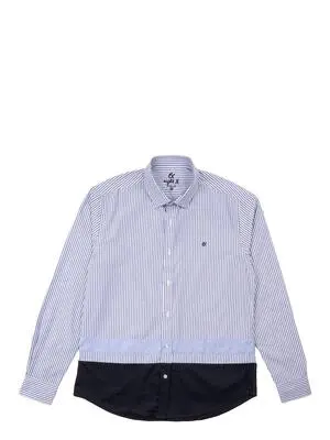 EIGHT X Stillline Long Sleeve Button Down Shirt - Blue