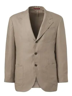 Brunello Cucinelli Linen Blazer - Grey