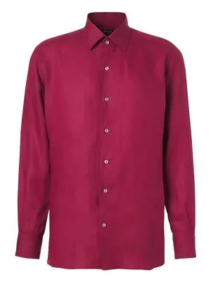 Zegna Linen Shirt - Red