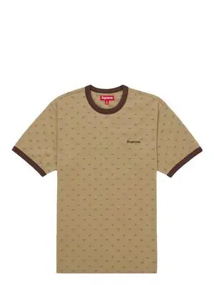 Supreme Hearts Intarsia Ringer Tee Shirt - Brown