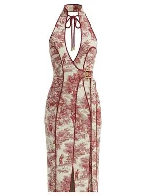 LA MUSA Rouge Jardin Maxi Dress - Red