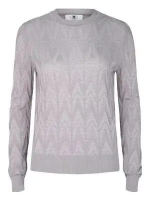 Missoni Zigzag Crewneck Sweatshirt - Grey