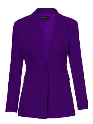 BLUZAT Slim Fit Blazer - Purple