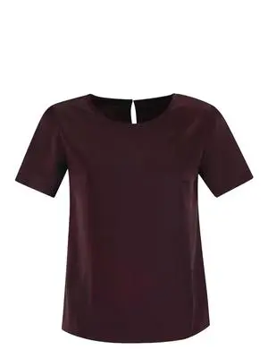 Max Mara Textured Back Blouse - Red