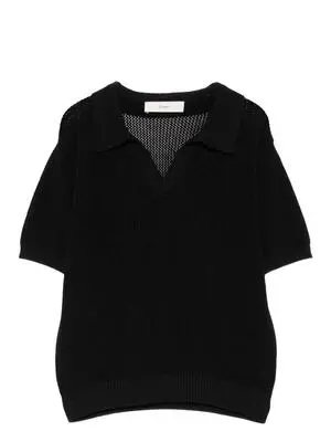 DUNST Short Sleeve Polo Shirt - Black