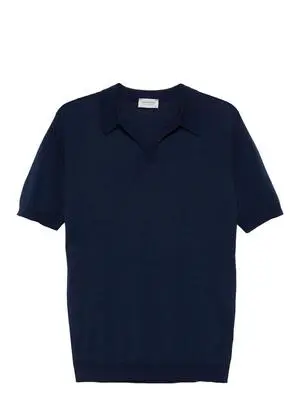 John Smedley Noah Polo Shirt - Blue