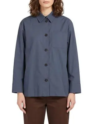 Max Mara Classic Collar Shirt - Blue