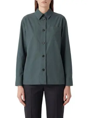 Max Mara Classic Collar Shirt - Grey