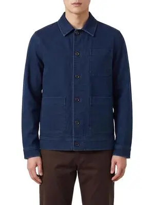 CIRCOLO 1901 Cotton Blend Shirt Jacket - Blue